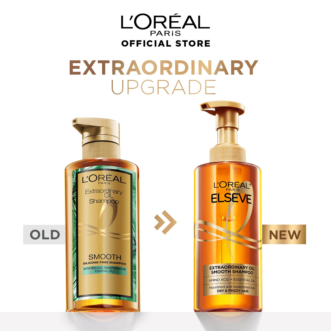 Extraordinary Oil Smooth Shampoo 440ml - L'Oreal Paris