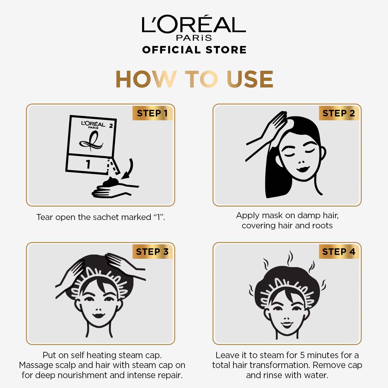 Elseve Extraordinary Oil Smooth Steam Mask 40ML