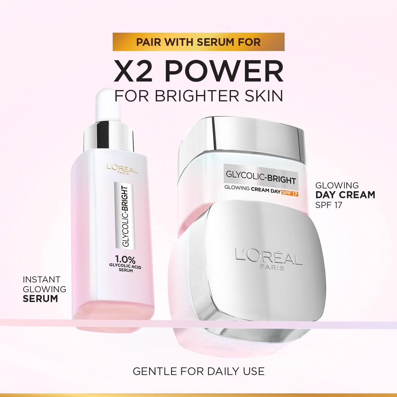 Glycolic Bright Glowing Day Cream SPF17