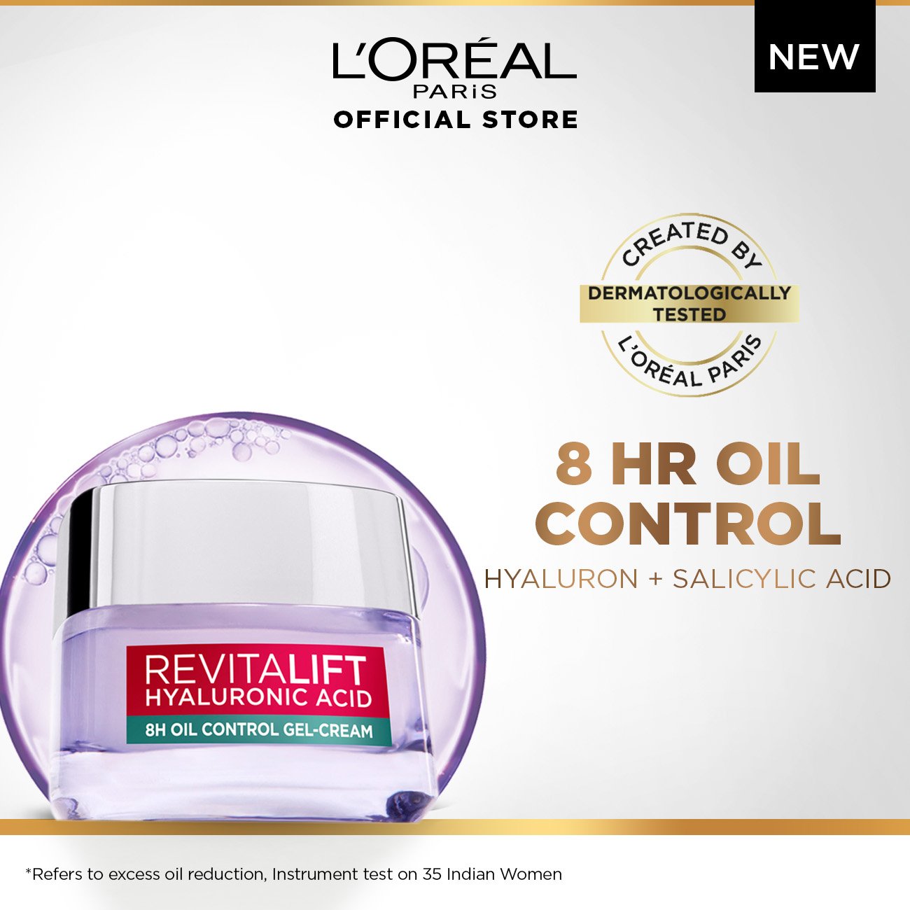 Revitalift Hyaluronic Acid Face Care Oil Control Cream | L'Oréal Paris
