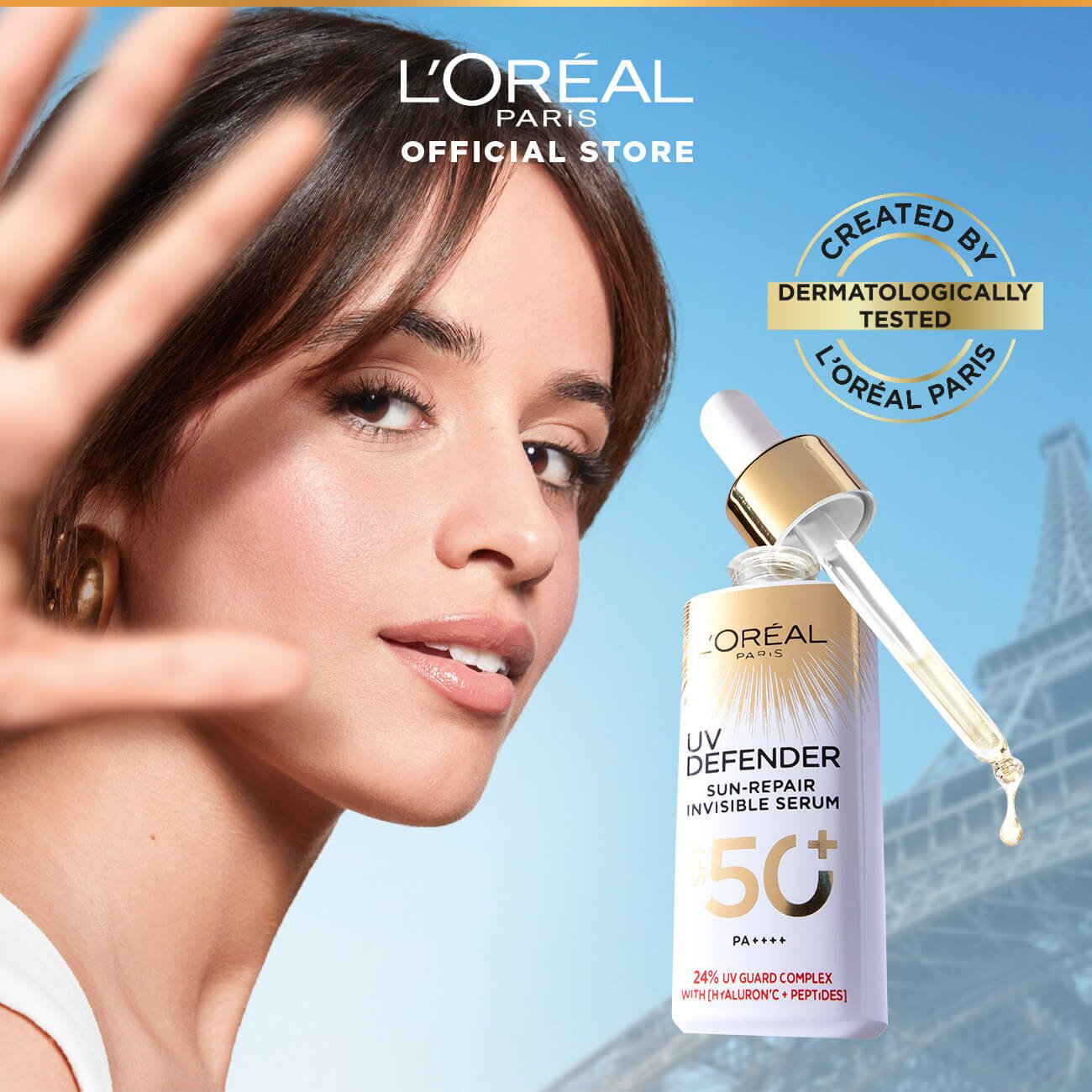 UV Defender Sun-Repair Invisible Serum SPF50+ PA++++ 30ml - L'Oreal Paris