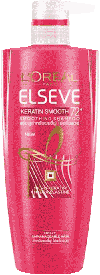 Elseve Keratin Smooth Hair Care 72H Shampoo | L'Oréal Paris