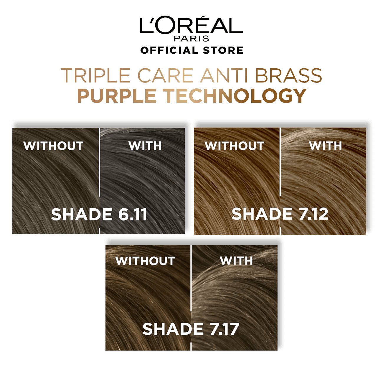 L’Oréal Paris Excellence Ash Supreme Hair Color 6.11 Smoky Ash