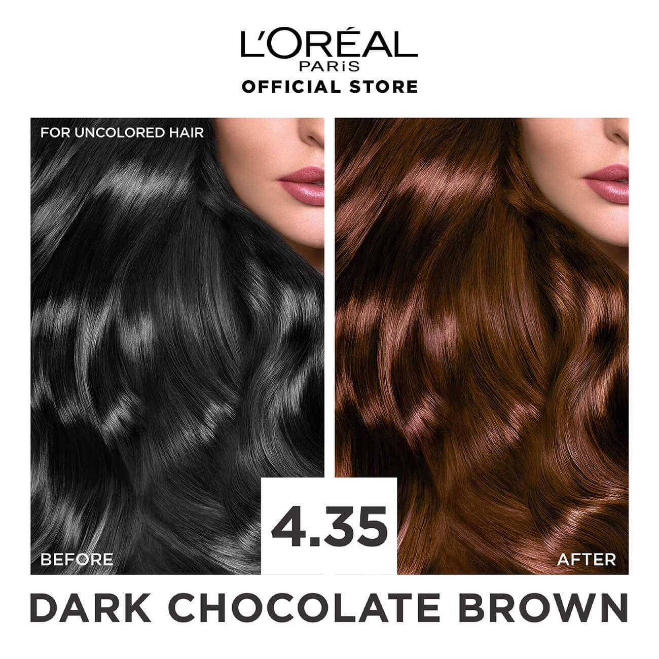 L’Oréal Paris Excellence Crème Triple Care Hair Color 4.35 Dark ...