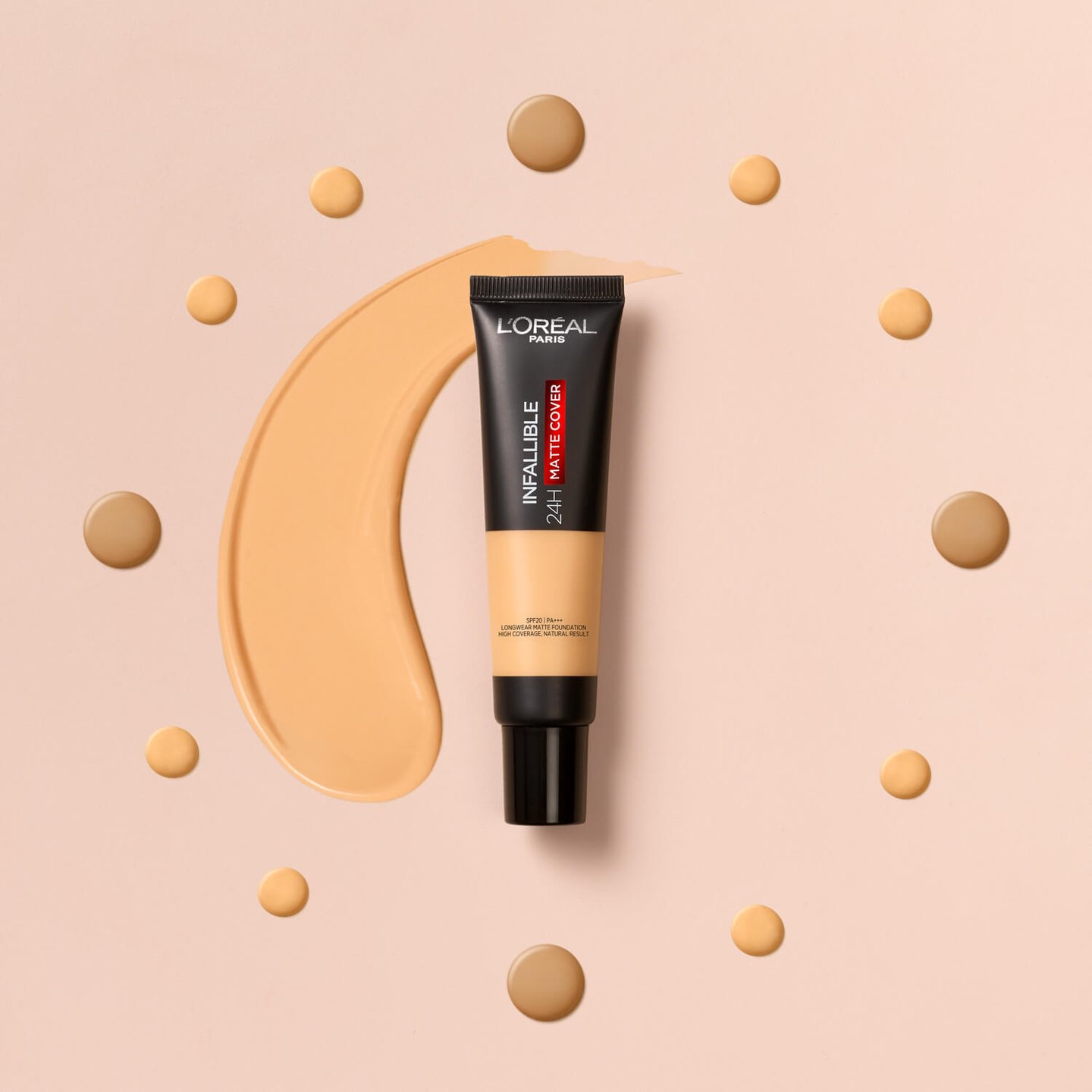 Infallible 24H Matte Cover Liquid Foundation 30 Light Ivory