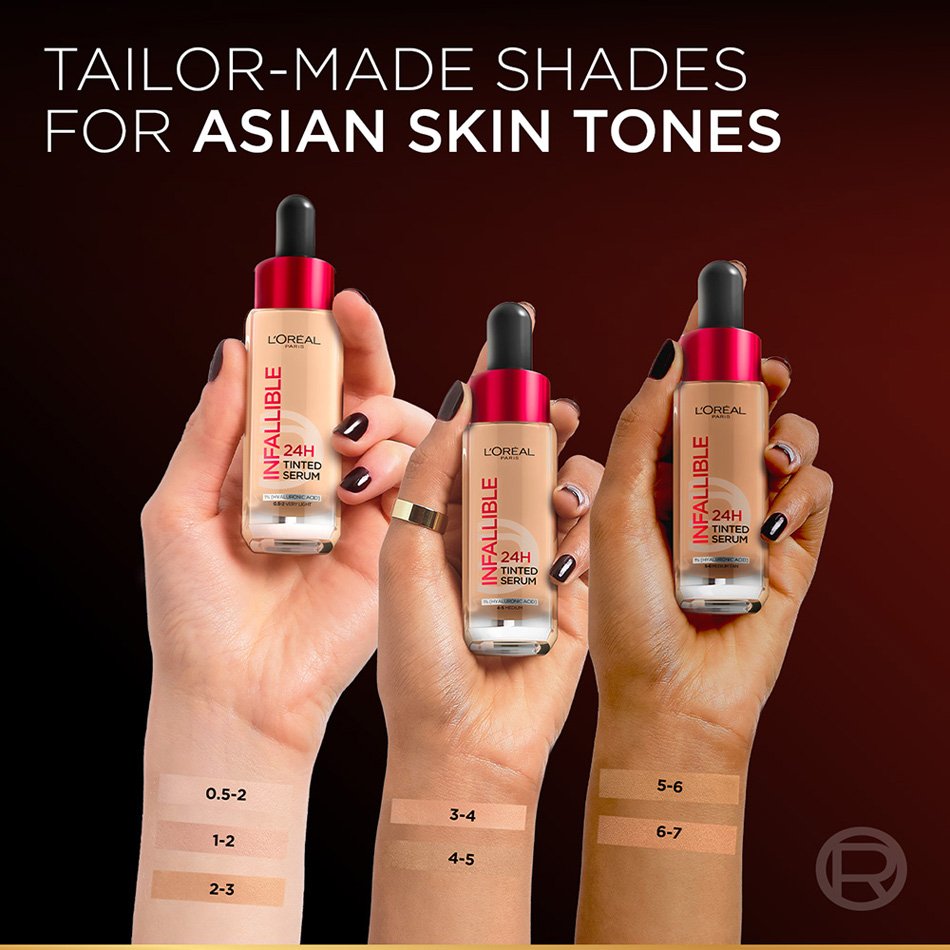 Infallible Face Makeup Infallible 24H Tinted Serum Very Light | L'Oréal ...