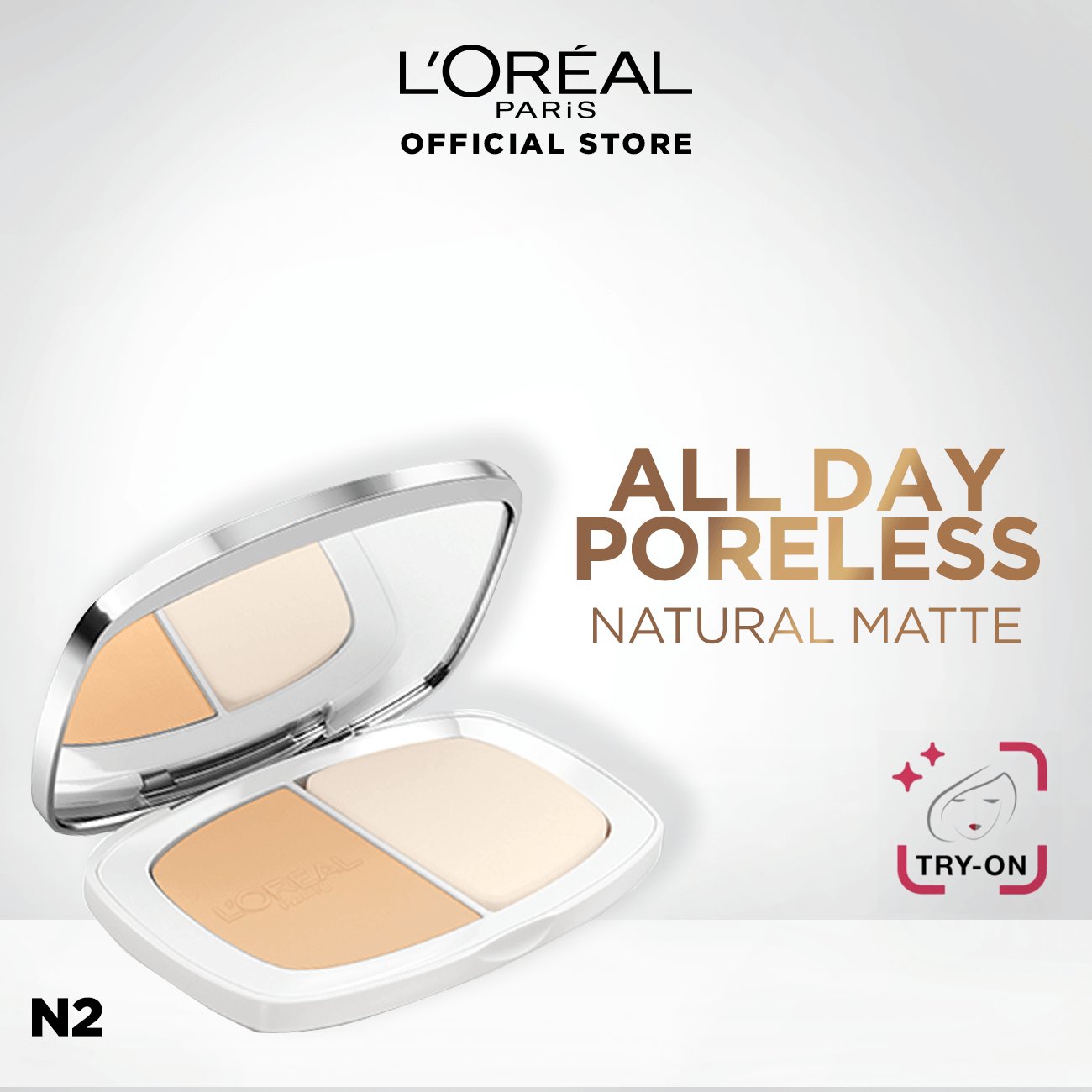 Two Way Powder Foundation N2 Nude Ivory