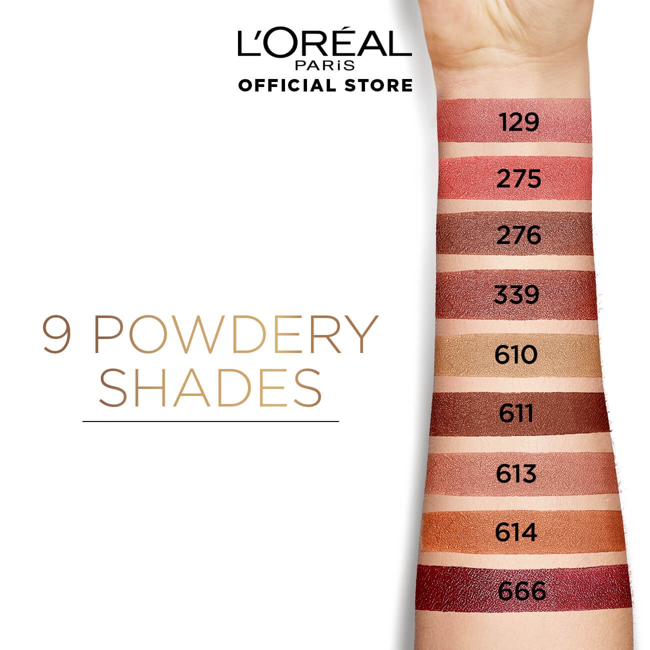 L’Oréal Paris Color Riche Intense Volume Matte Lipstick - 129 I lead