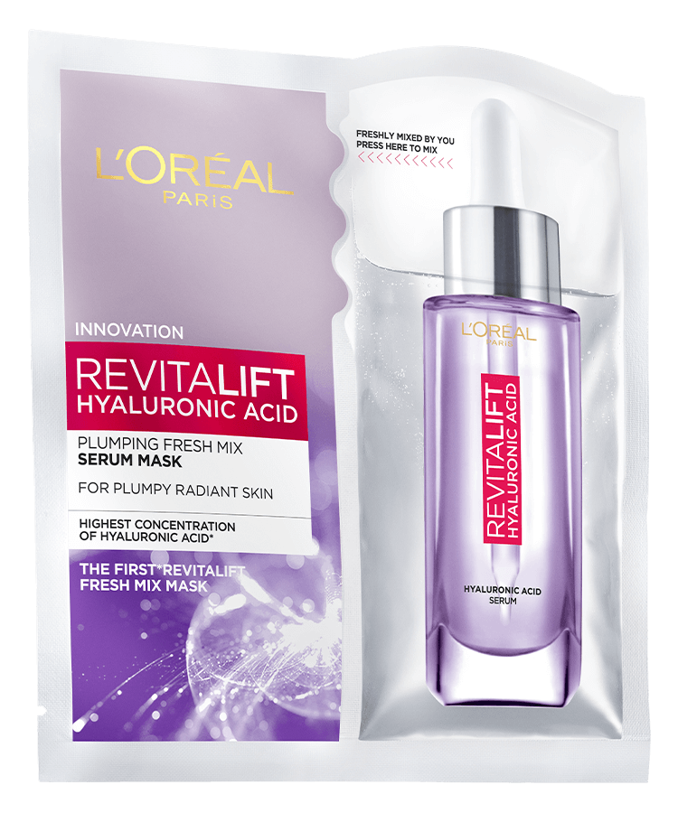 Hyaluronic Acid Plumping Serum Fresh Mix Mask 1s
