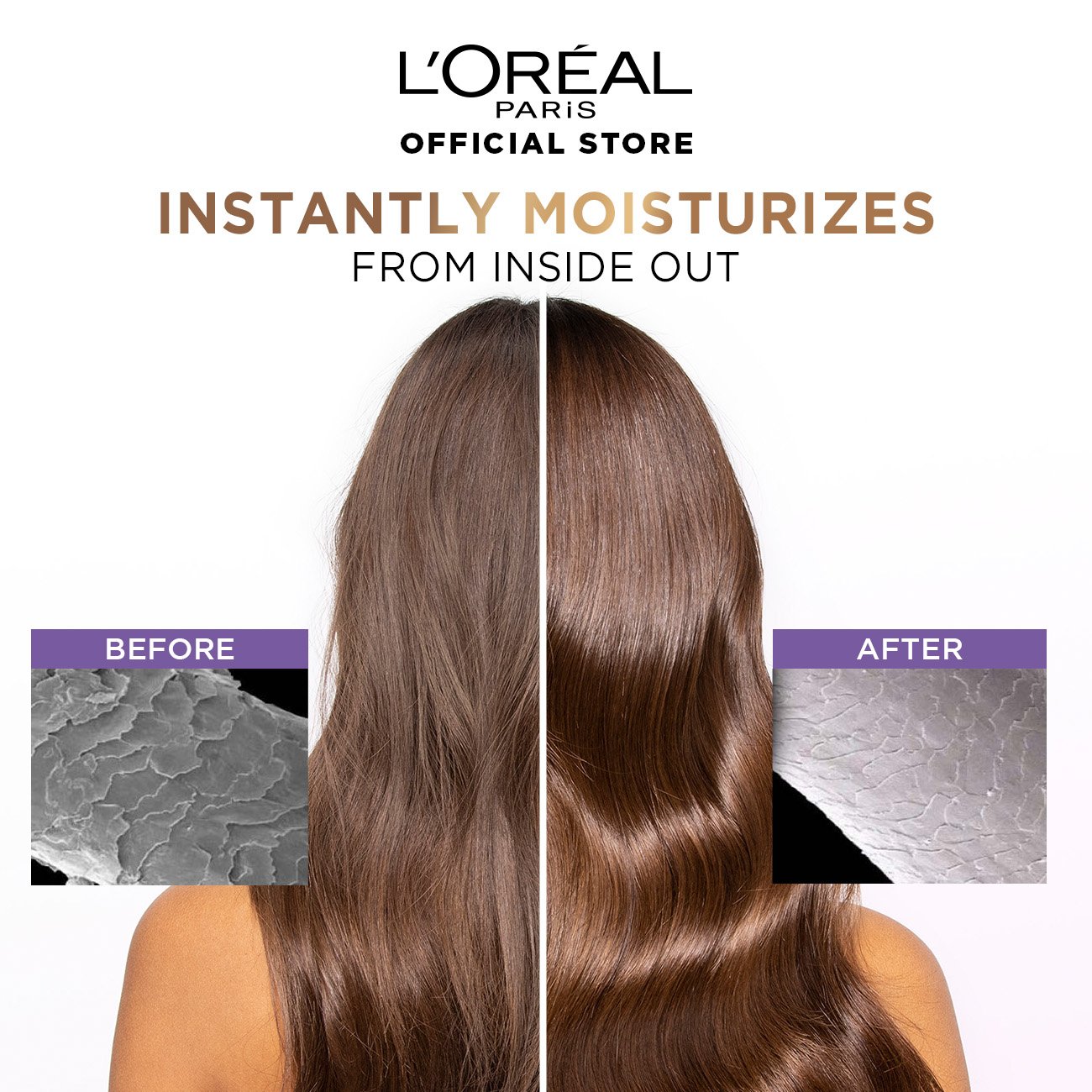 Elseve Hyaluron Hair Care 72H Moisture Filling Shampoo 410ml | L'Oréal ...