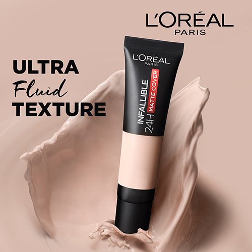 Infallible 24H Matte Cover Liquid Foundation 30 Light Ivory