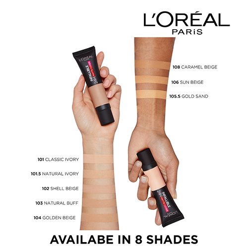 Infallible 24H Matte Cover Liquid Foundation 30 Light Ivory